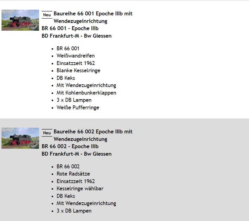 MBW Spur 1 Dampflok BR 66 Wendezuglok digital Sound OVP für Märklin KM1 ...