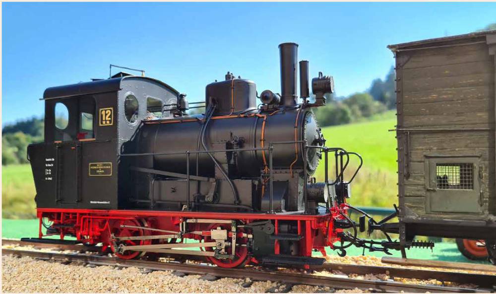 KM1 Spur G 2m Härtsfeldbahn Dampflok digital Sound | modelleisenbahn24